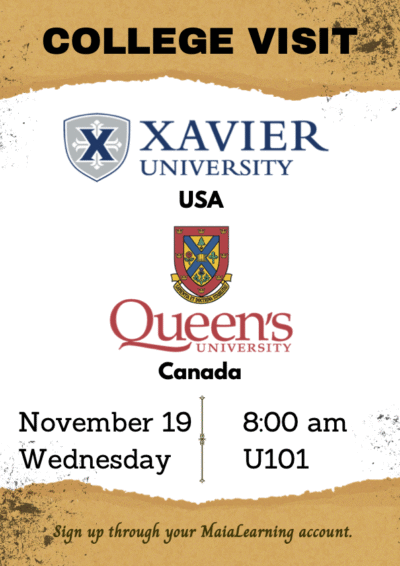 College Visit for November - Brent International School Manila